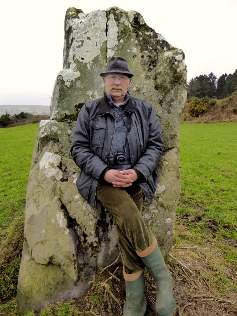 Jack on the standing stone | Roaringwater Journal