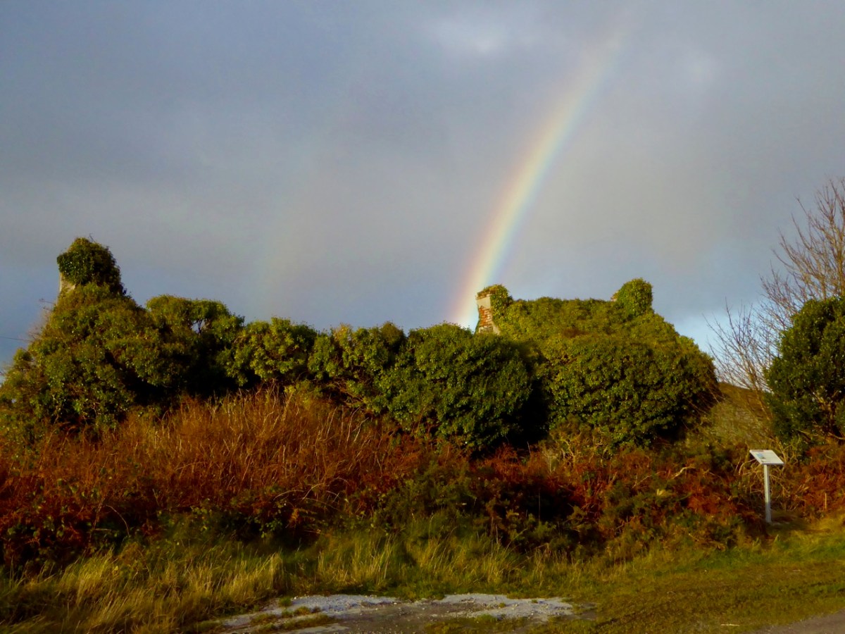 Rainbow over mining ruins | Roaringwater Journal