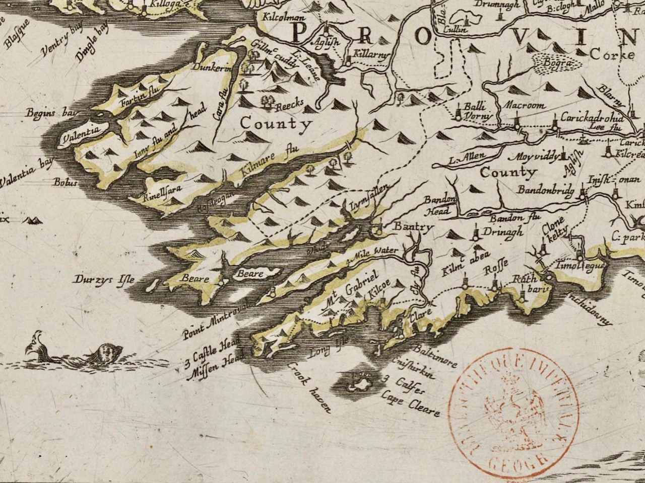 1658 Map of Ireland | Roaringwater Journal
