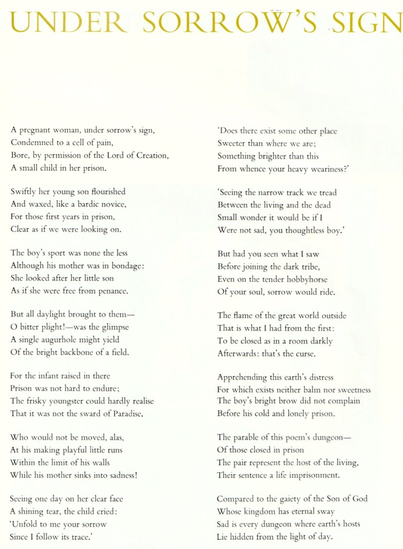Under Sorrow’s Sign (Ireland 51 Years ago) | Roaringwater Journal